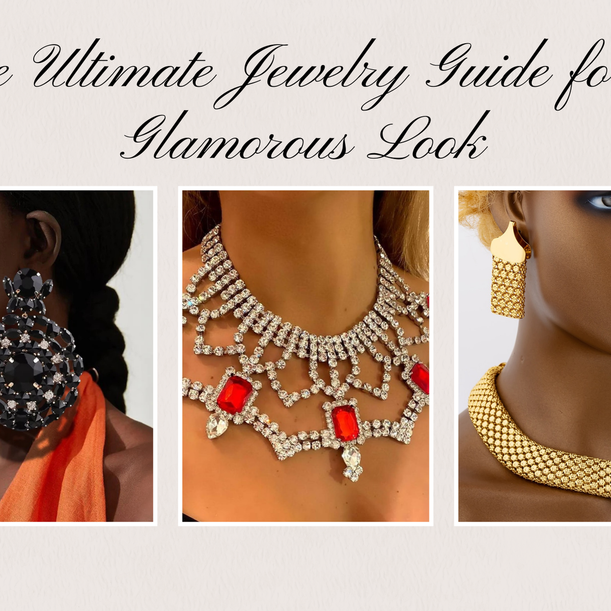 Jewelry Essentials: Elevate Your Style with Rhinestone Necklaces & Mor ...