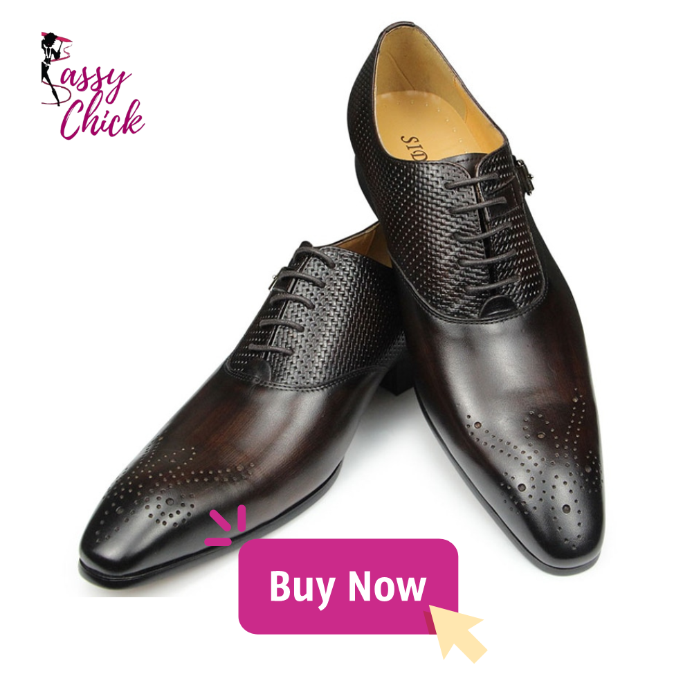 Pointed Toe Leather Men Shoes – Shop Sassy Chick